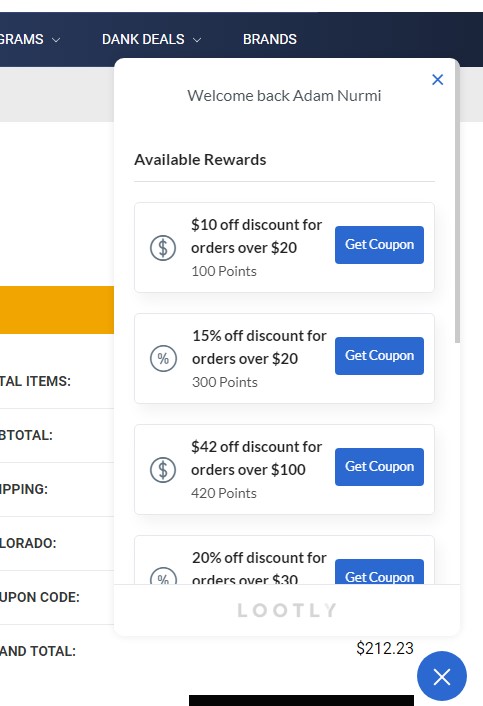 How do I check my Lootly Points - Elev8ing since 2004
